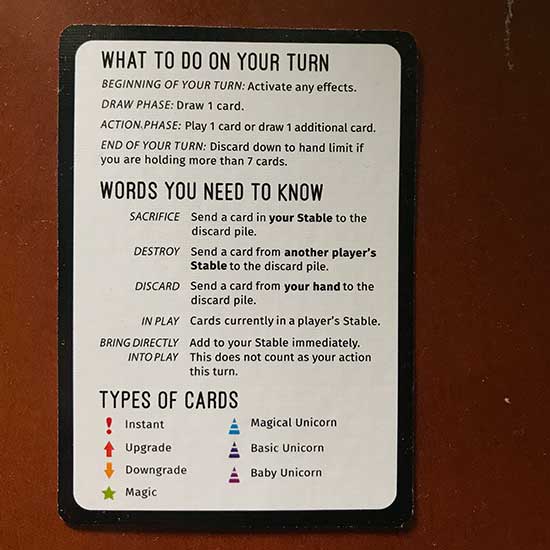 How To Play Unstable Unicorns With 2 6 Players Lymyted